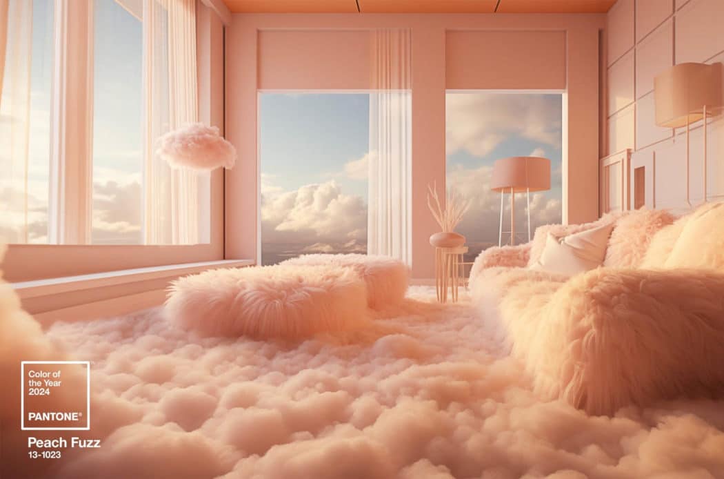 PANTONE NAMES PEACH FUZZ AS THE COLOR OF THE YEAR 2024